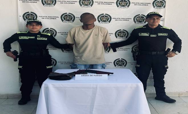 Capturado por el delito de fabricación, tráfico, porte o tenencia de armas de fuego | Policía ...